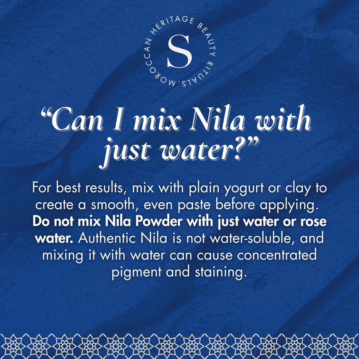 Buy Moroccan Nila Powder – Natural Anti-Aging Face Mask